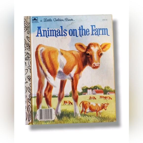 Golden Books | Other | Little Golden Book Animals On The Farm Brown And ...